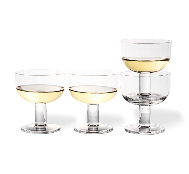Stackable Wine Glasses 4PK | Good Pair Days UK